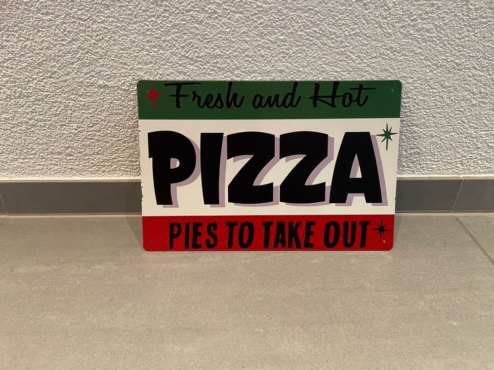 Metall Blechschild PIZZA der Renner! 1 Stück! | Kaufen auf Ricardo