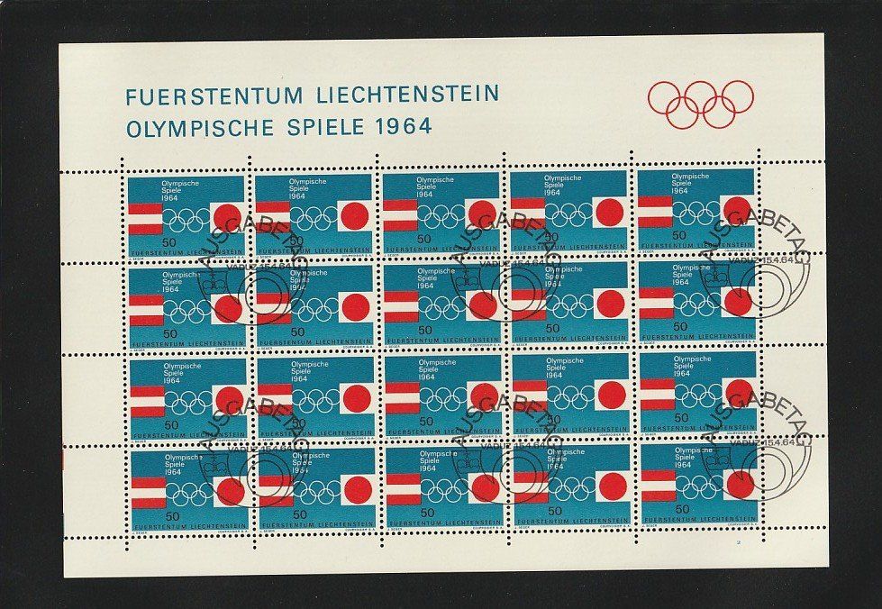 LI -1964 , Bogen** mit ET-Stempel / Z-Nr. 374 /KW 20.- (Gebraucht) in ...