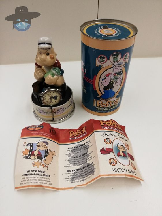 Popeye - Fossil Sammleruhr in Spinat - Dose (Gebraucht) in St. Gallen ...