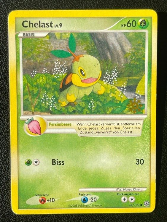 Chelast 78/100 Pokémon Snowflake Calendar Promo (Neu (gemäss ...