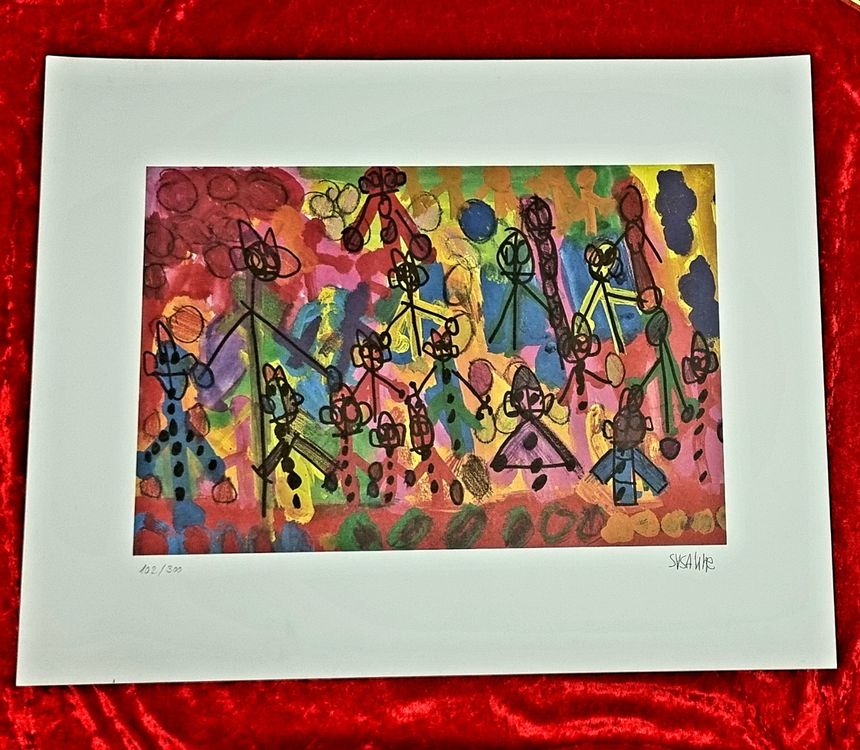 Original-Lithografie. Unleserlich signiert und nummeriert. (Gebraucht) in Reinach BL für CHF 5 ...