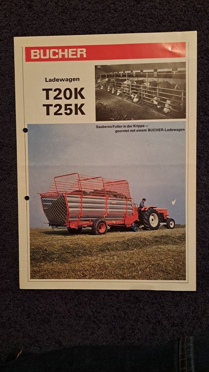 Bucher T20K/ T25K Ladewagen Prospekt | Kaufen auf Ricardo