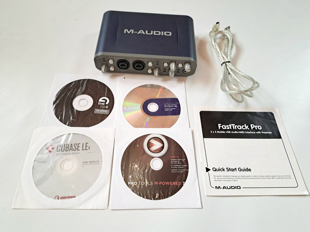M-Audio Fast Track Pro USB Audio / MIDI Interface (Gebraucht) in ...