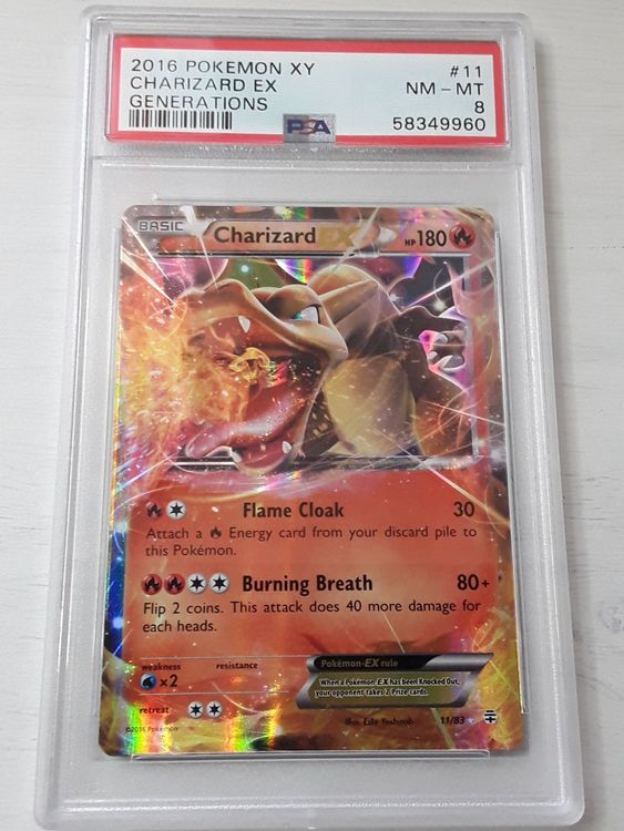 Charizard EX Generations 2016 PSA 8 | Kaufen auf Ricardo