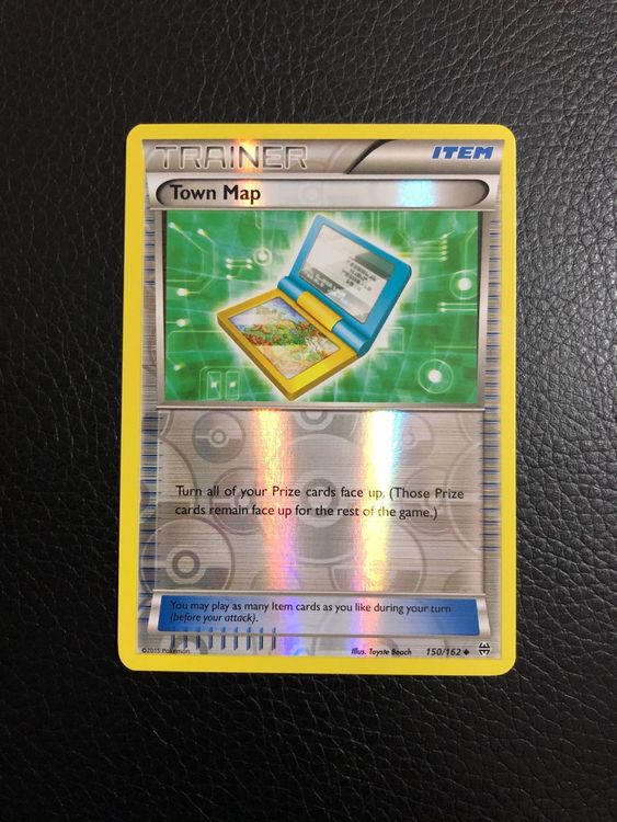 XY: Breakthrough - Town Map reverse 150/162 NM Ab 1 (Gebraucht) in ...