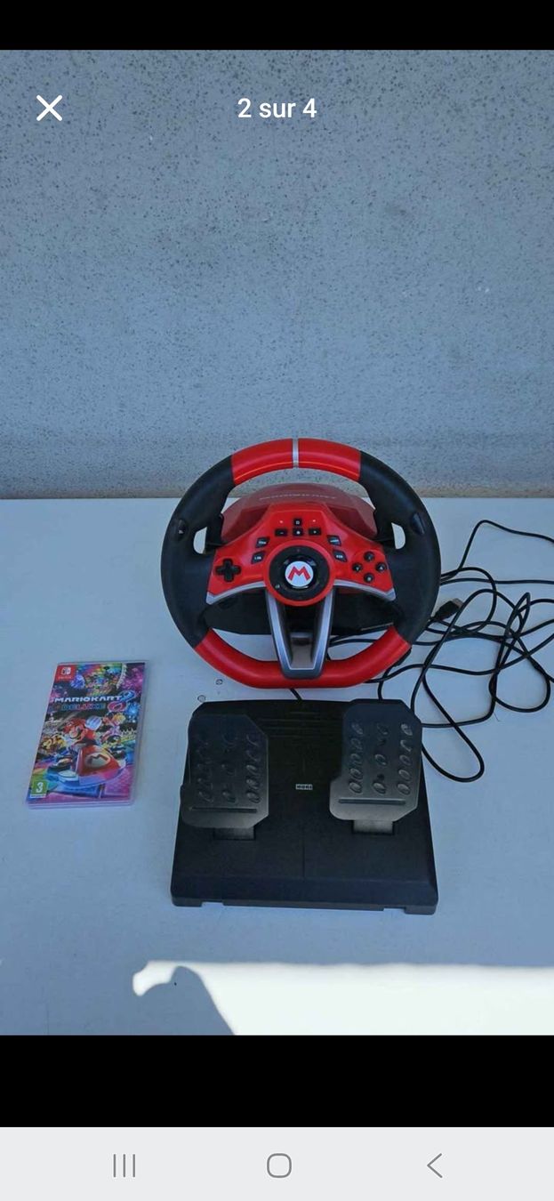 Mario Kart 8 Deluxe Switch Avec sons Volant (Gebraucht) in Genève für ...