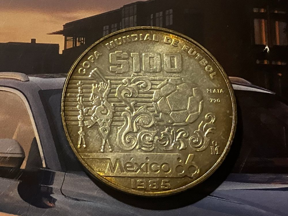 100 pesos ARGENT (720 ) - Coupe du monde de Foot MEXICO 1986 (Gebraucht ...