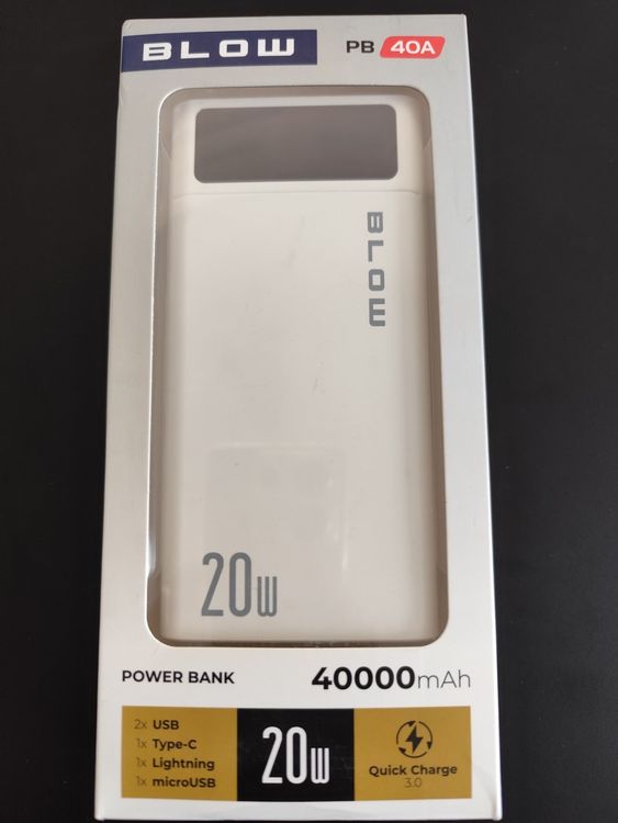 Powerbank Blow PB40A 40000 mAh (Gebraucht) in für CHF 20 – mit ...