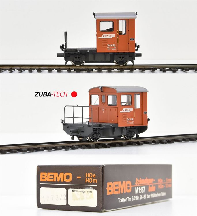 Bemo 1273/2 Rangiertraktor Tm2/2 RhB H0m (Gebraucht) in St. Gallen für ...
