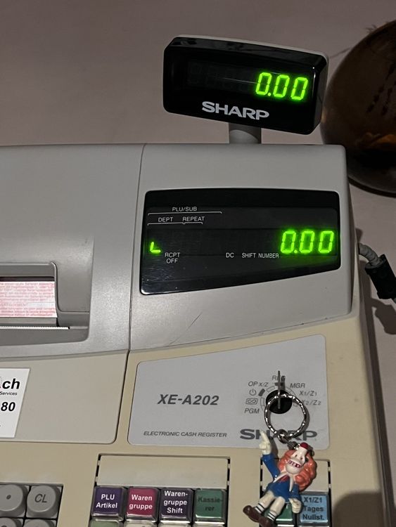 Sharp XE-A202 Registerkasse (Gebraucht) in Allschwil für CHF 75 – nur ...
