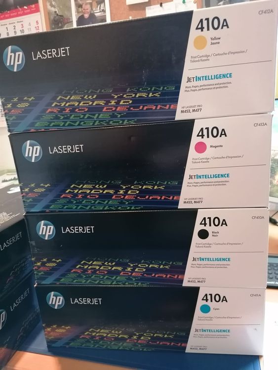 Hp Laserjet PRO JETINTELLIGENCE 410A 4er Set. (Neu und originalverpackt ...