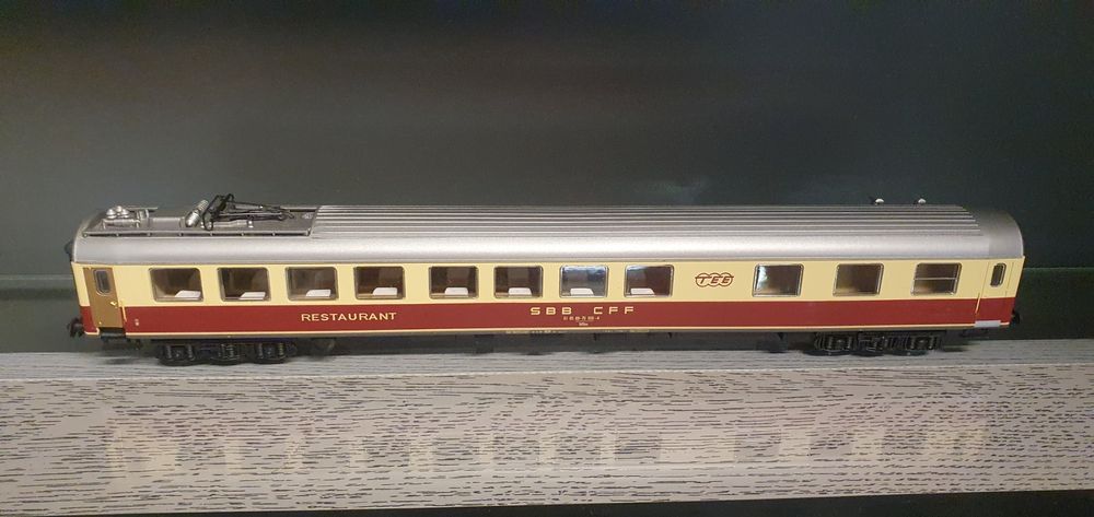 LILIPUT:DC: SBB TEE RIC SPEISEWAGEN KKK NEUWERTIG (Gebraucht) in Biglen für CHF 29.95 – mit ...