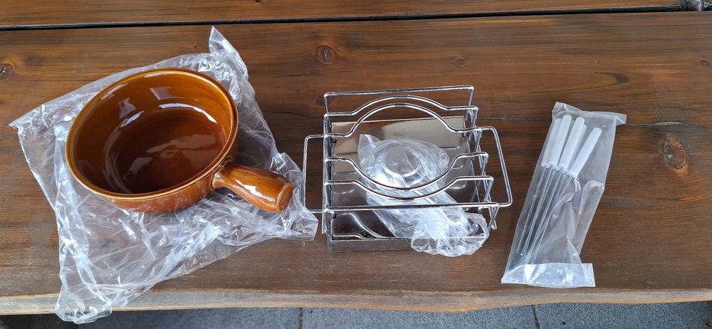 Original Käse Fondue Set, 9-teilig,original verpackt. (Neu und originalverpackt) in Arch für CHF ...