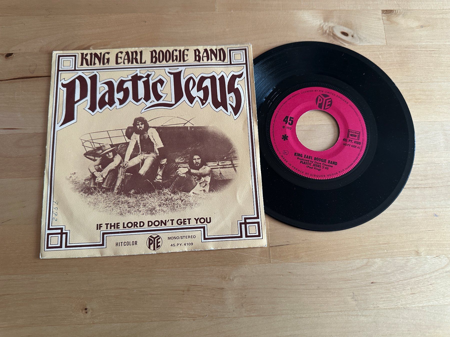 KING EARL BOOGIE BAND rare Plastic Jesus Single Kult 70's (Gebraucht ...