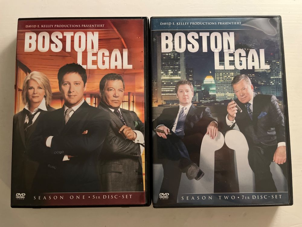 Boston Legal Season 1 & 2 DVD 📀 (Neu (gemäss Beschreibung)) in Sierre ...
