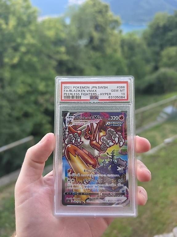 Pokémon Blaziken VMAX 086/070 s5a Matchless Fighter Japanese (Neu ...