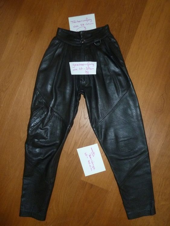 Vintage Lederhose Damen 80er- 90er Jahre Leder Made England (Gebraucht ...