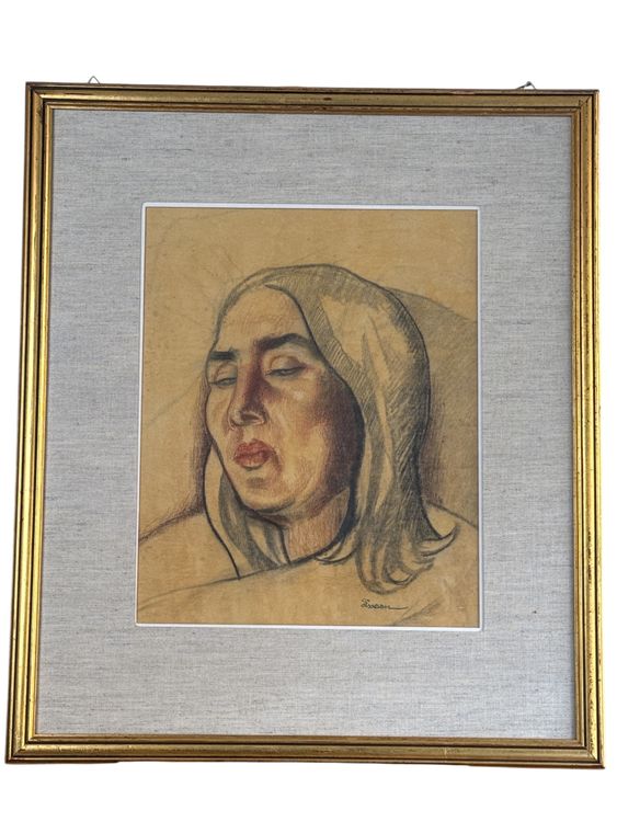 Dessin. Charles Clos OLSOMMER (1883-1966). Portrait de VESKA (Gebraucht ...