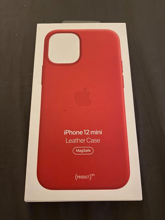 iPhone 12 Mini Leder Case Handy Hülle MagSafe Rot NEU | Kaufen auf Ricardo