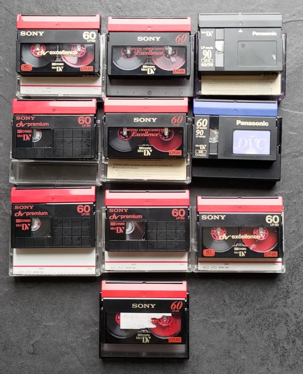 Digital Video Kassetten Mini DV - 10Stk. | Kaufen auf Ricardo