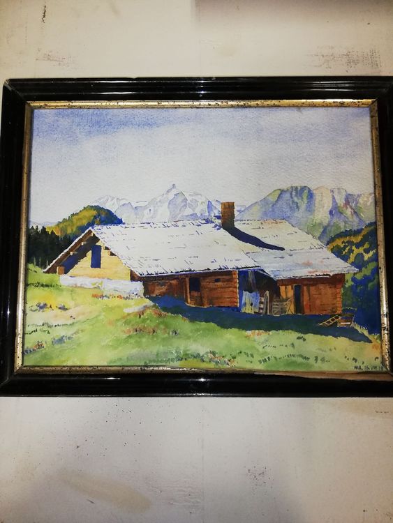 Aquarell von Alfons Walde sign. | Kaufen auf Ricardo