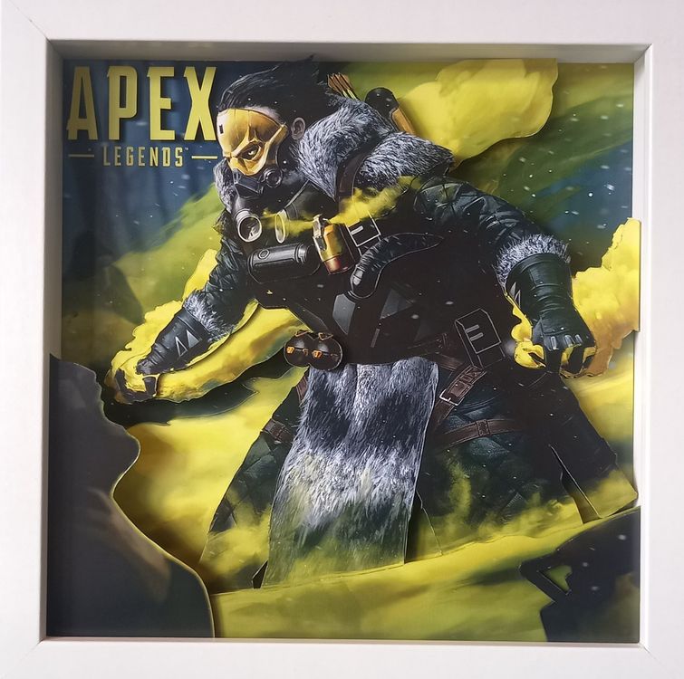 Apex Legends Caustic Papercraft Diorama (Neu (gemäss Beschreibung)) in ...