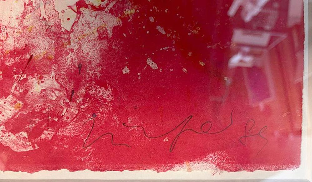 Linus SCHERER (geb. 1964) «Kopf und Fuss» Lithographie 27/40 (Gebraucht ...