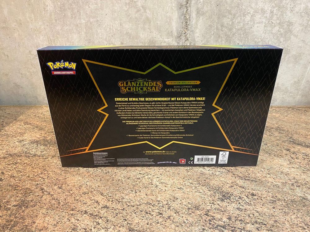 POKEMON-GLÄNZENDES SCHICKSAL-PREMIUM KOLLEKTION-KATAPULORA (Neu und ...