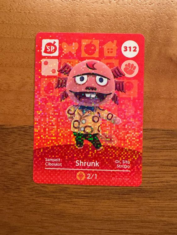 Animal Crossing Amiibo Karte Samselt Nr. 312 | Kaufen auf Ricardo