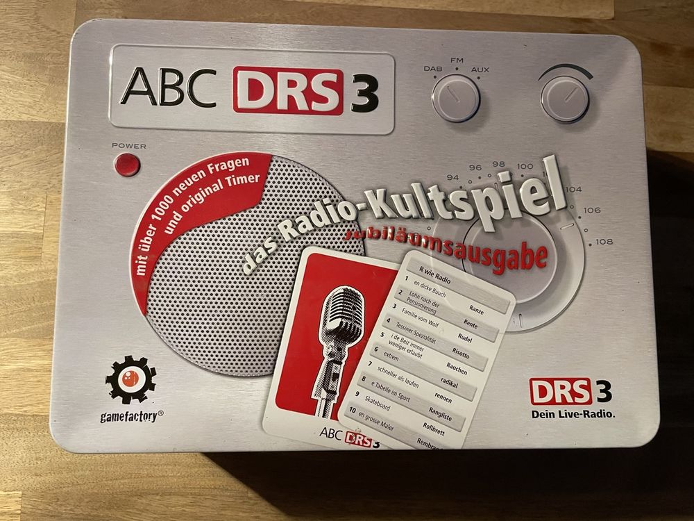 ABC SRF DRS 3 Radio-Kultspiel - Limitierte Tin-Box | Kaufen auf Ricardo