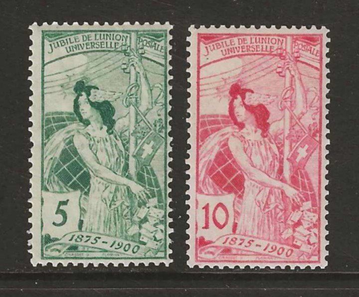 1900 : Nr. 77C und 78C postfrisch ** | Kaufen auf Ricardo