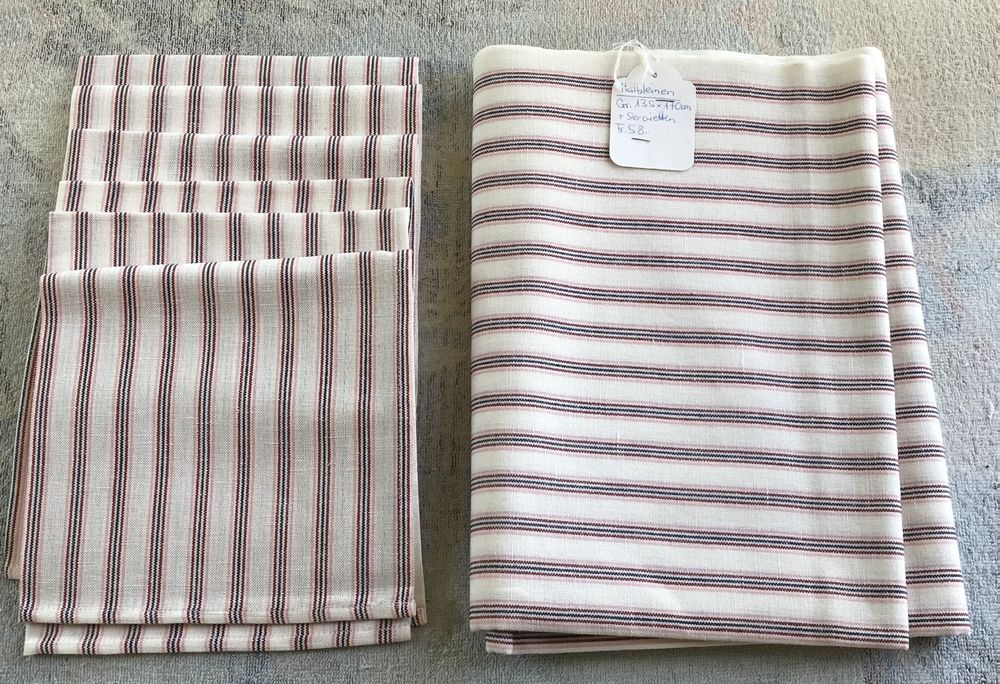 HALBLEINEN NEU MADE IN SWITZERLAND 135X170CM (Neu (gemäss Beschreibung ...