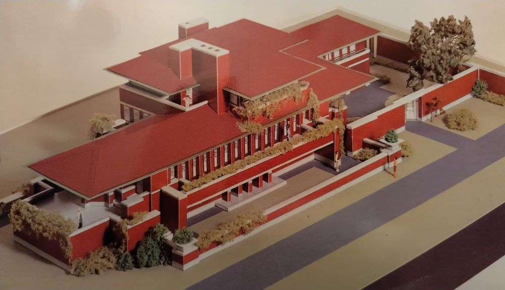 Frank Lloyd Wright's Robie House Buch Modellbau Bastelbogen | Kaufen ...