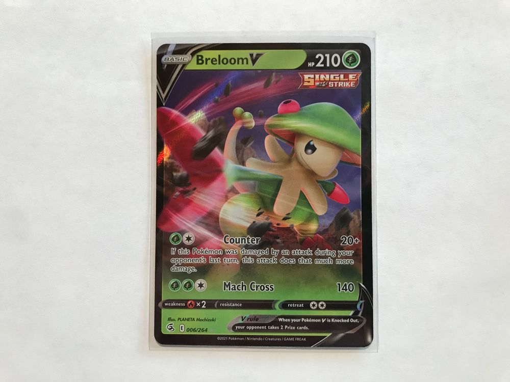 Breloom V Fusion Strike EN (Neu (gemäss Beschreibung)) in Hagendorn für ...