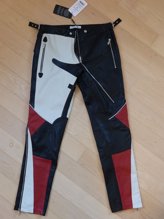 Studio ID Lederhose | Echtleder | Schwarz-Rot-Weiss | NEU (Neu (gemäss Beschreibung)) in Maur ...