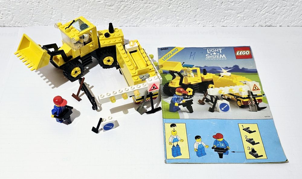 LEGO LEGOLAND 6481 CONSTRUCTION CREW MIT 9 VOLT LIGHT SYSTEM (Gebraucht ...