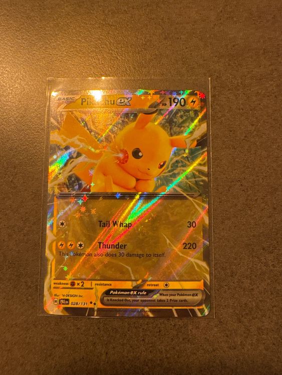 Pikachu ex 028/131 Prismatic Evolutions (Neu (gemäss Beschreibung)) in ...