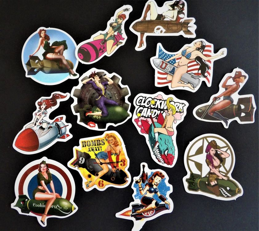 AUFKLEBER STICKERS BOMB GIRLS | Kaufen auf Ricardo