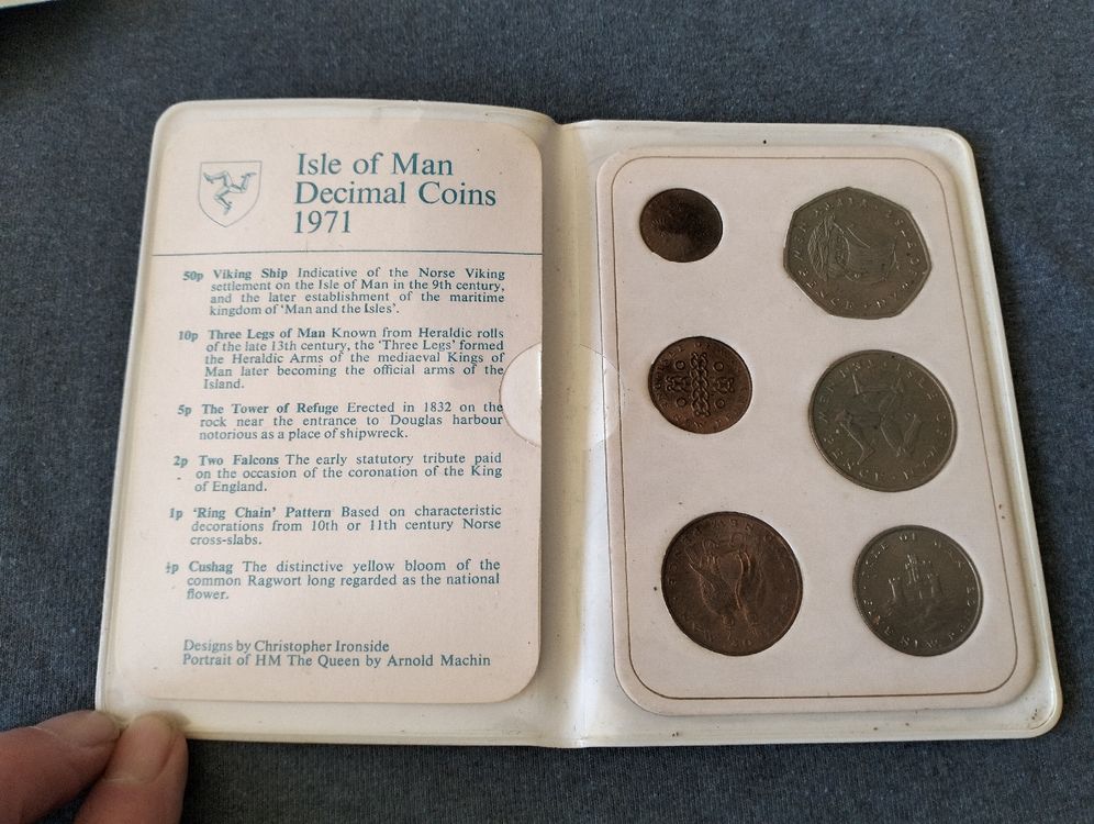Isle of Man Decimal Coins 1971, | Kaufen auf Ricardo