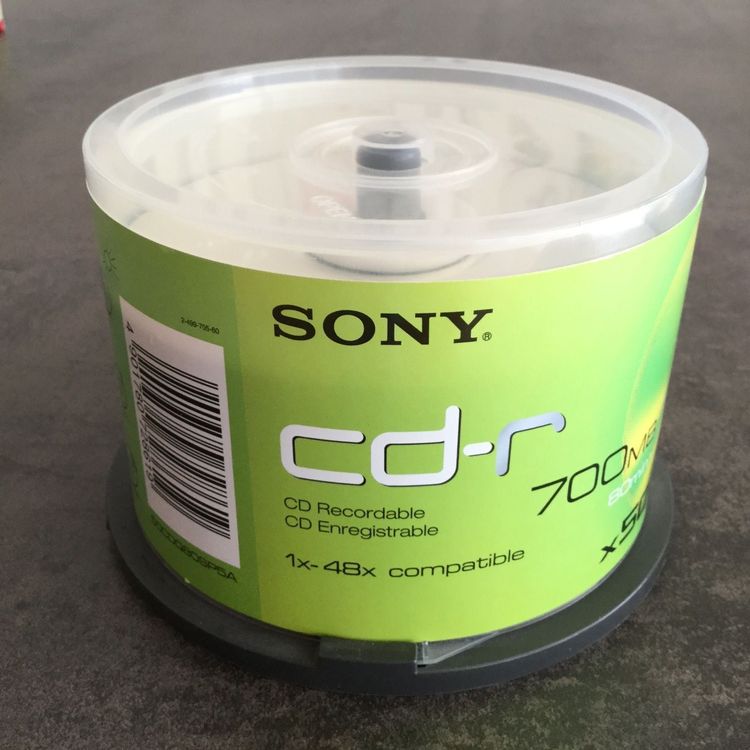 Sony cd-r 700MB neu (Neu (gemäss Beschreibung)) in Steffisburg für CHF ...