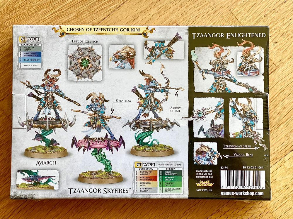 Warhammer 40K Tzaangor Enlightened/Tzaangor Skyfires (Neu und ...