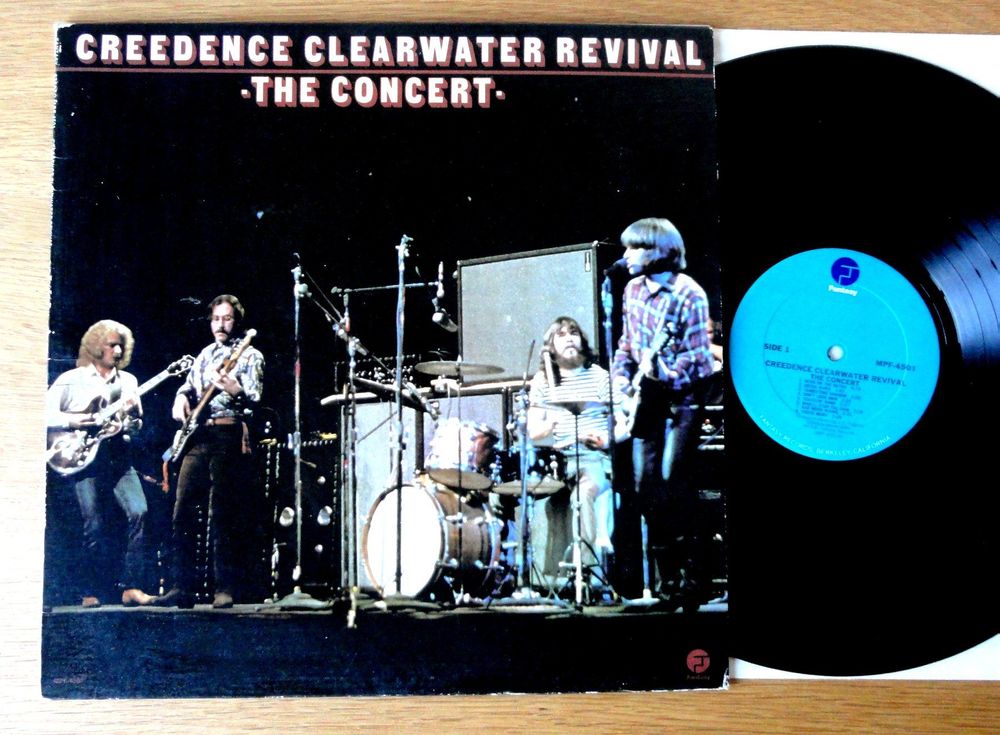 LP CREEDENCE CLEARWATER REVIVAL CCR the concert 1980 USA PRE (Gebraucht ...