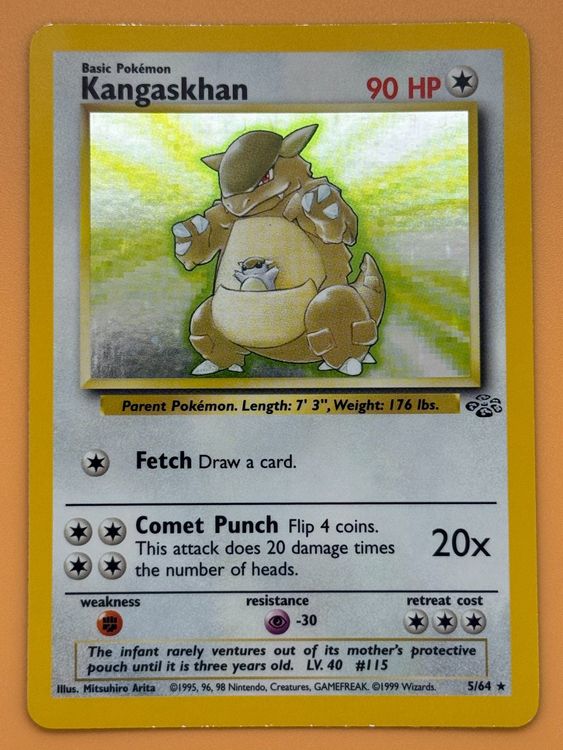 Kangaskhan 5/64 Holo Pokémon Jungle ab 1.- (Neu (gemäss Beschreibung ...