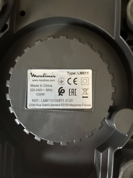 Moulinex LM 811D10 Küchenmixer 1200W (Gebraucht) in Basel für CHF 20 – nur Abholung auf Ricardo ...