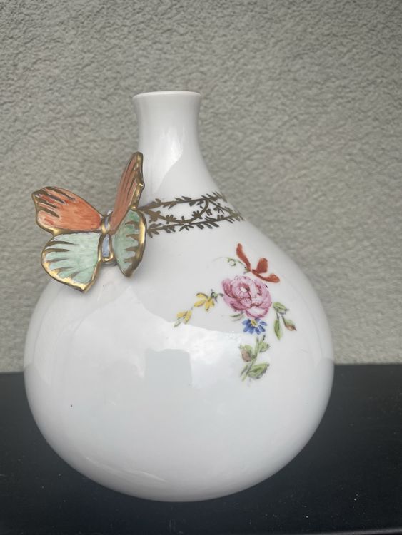 Vase mit Schmetterling 🦋Porzellan (Gebraucht) in Hünibach für CHF 10 – mit Lieferung auf Ricardo ...
