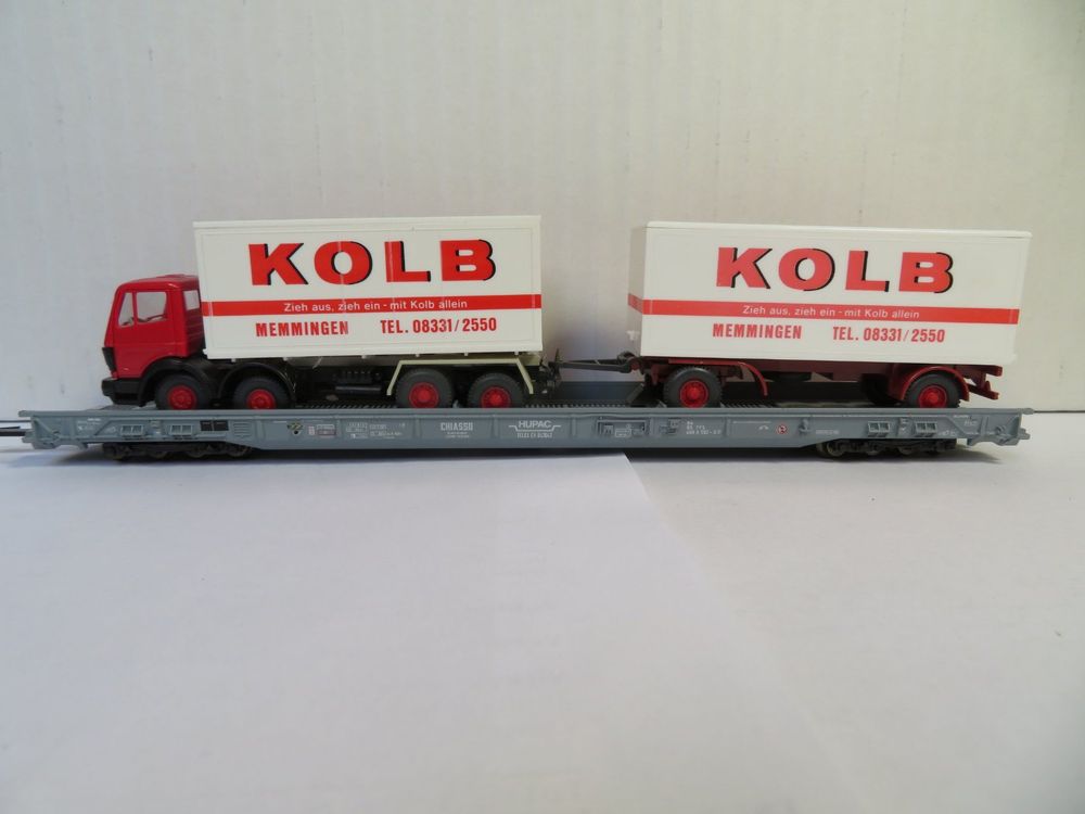 47403 Märklin HO Hupac-Mittelwagen + Lkw | Kaufen auf Ricardo