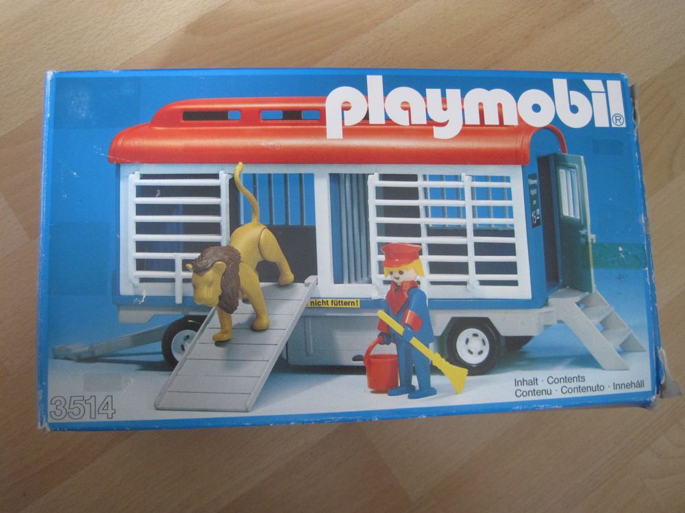 Playmobil 3514 Zirkus Löwen Anhänger 1979 mit VP | Kaufen auf Ricardo