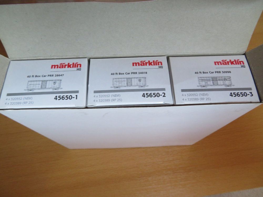 45650 Märklin Set US-G-wagen Pennsylvani (Neu und originalverpackt) in ...