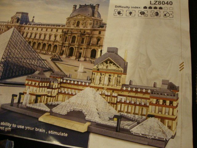 LEZI City Building LOUVRE Museum Frankreich (wie Lego ) | Kaufen auf Ricardo