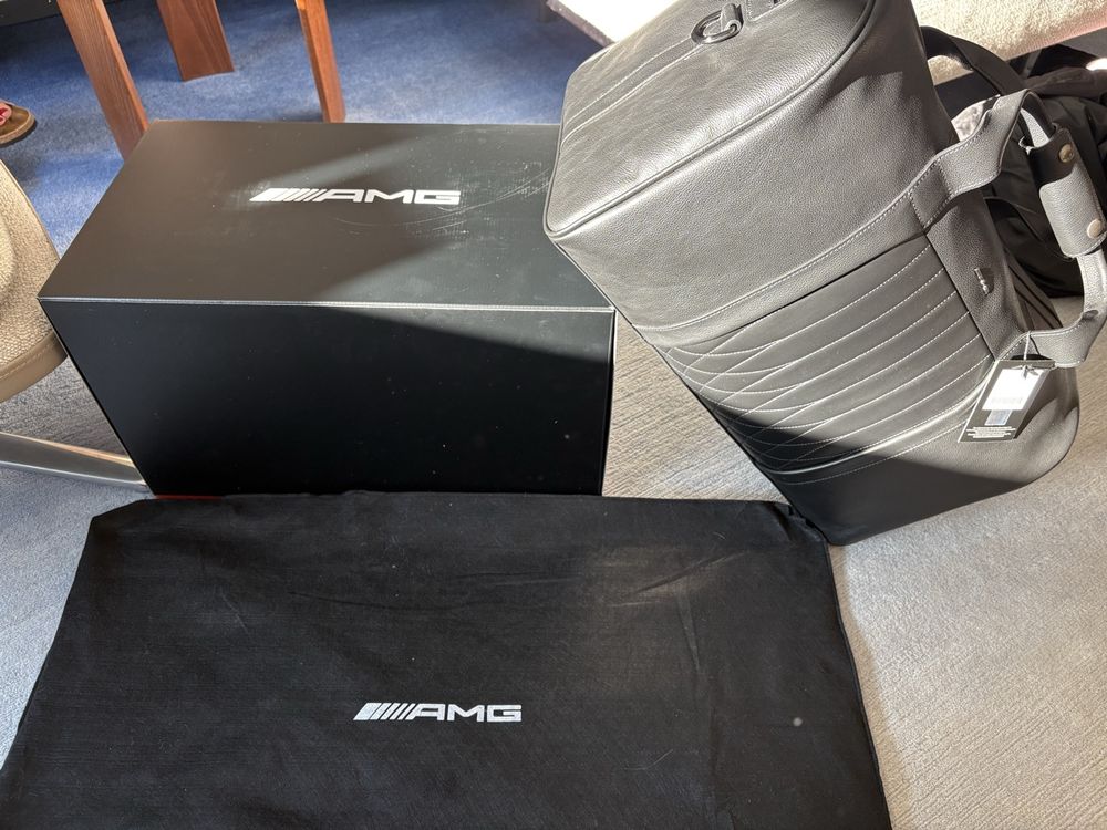 AMG Weekender Reisetasche aus Leder - Neu!! (Neu und originalverpackt ...